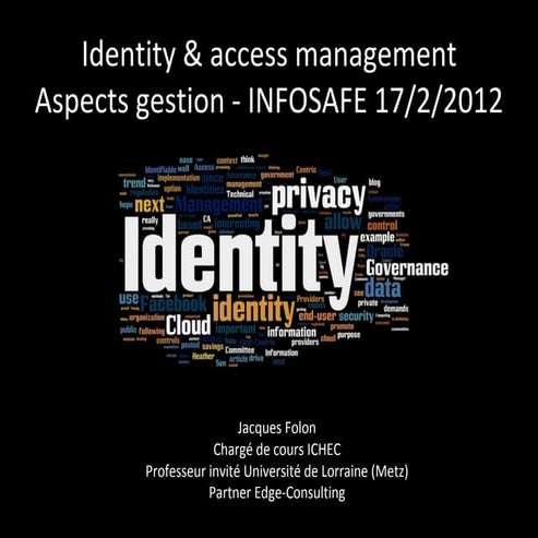 Identity access management | PPT