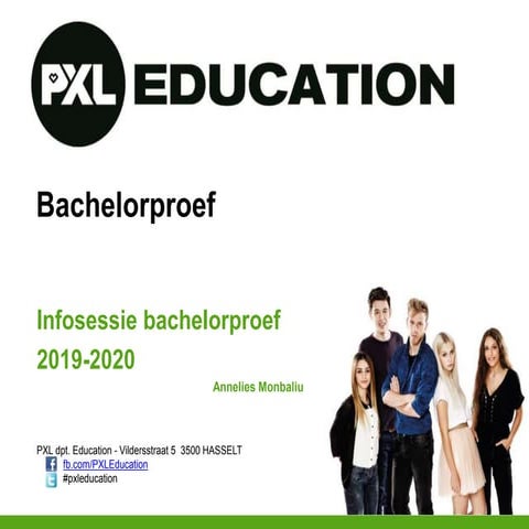 Infosessie bachelorproef 2019-2020 | PPT