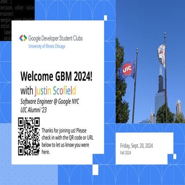 Info Session 2024 _ GBM FA24 with SWE at Google | PPT