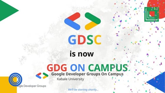 Google Developer Group(GDG) On Campus Info Session PPT 2024 | PPT