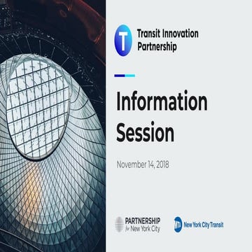Transit Tech Lab: Info session | PDF