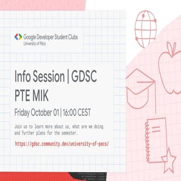Info Session | PTE MIK | PPT