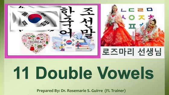 Korean Language: Consonants | PPT