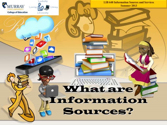 Types of information sources | PPTX