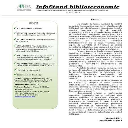 Info Stand Nr. 2 / 2015 | PDF