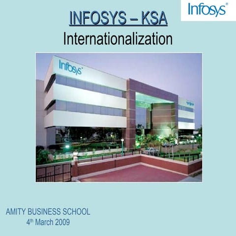 Infosys-KSA parnership | PPT