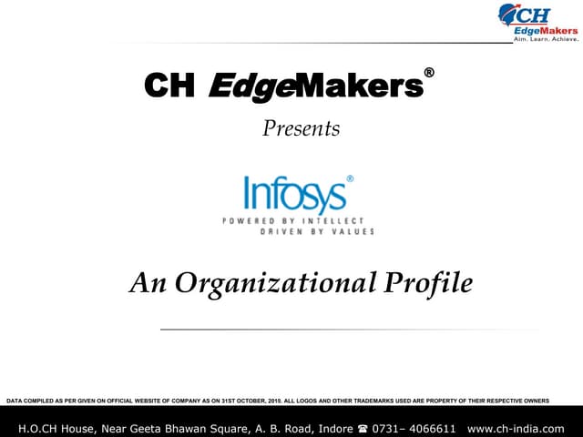 Organisational Structure of Infosys.pptx