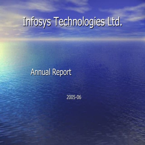 Infosys Technologies Ltd | PPT