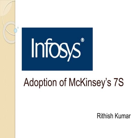 Infosys' Adoption of McKinsey 7s | PPTX