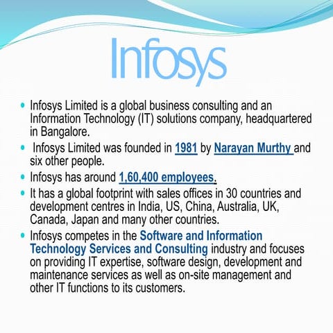 Infosys audit report 2013 14 | PPTX