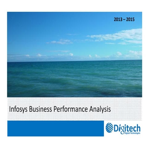 Infosys business performance analysis | PPT