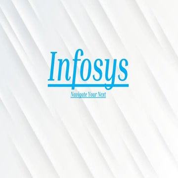 Infosys Case Study, Organizational Structure- Infosys | PPT