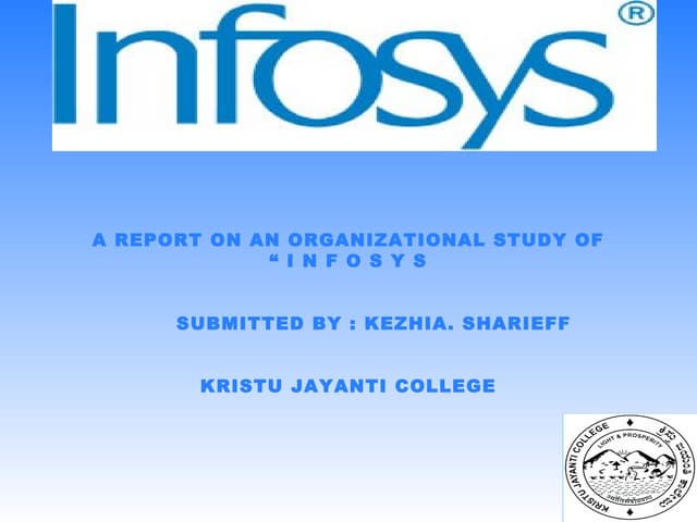 Organisational Structure of Infosys.pptx