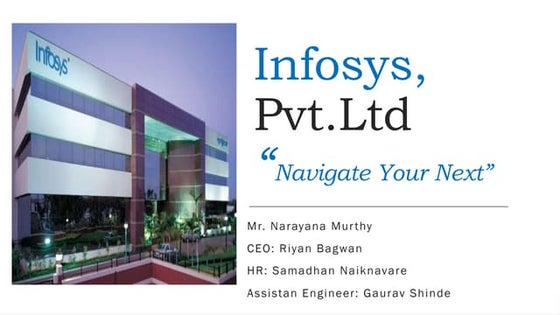 Organisational Structure of Infosys.pptx