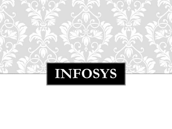 Infosys ppt. | PPTX | Information Services Industry | Industries