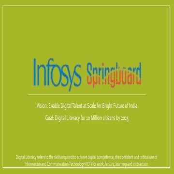 Infosys Springboard salient points V1.pptx | Education
