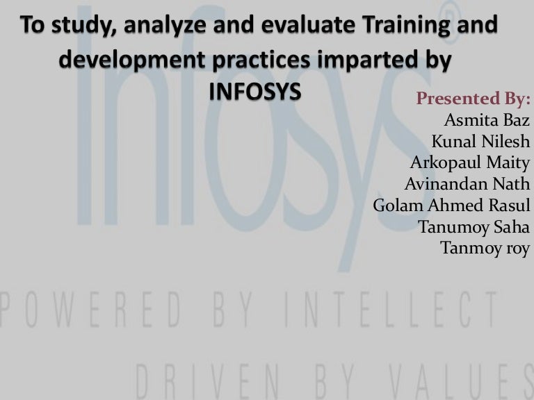 Infosys training design