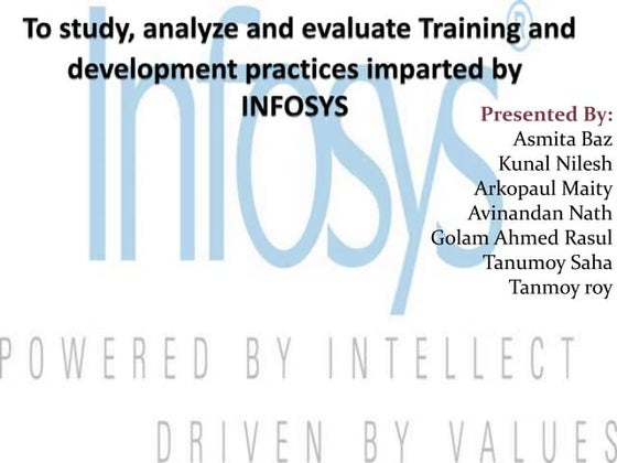 Infosys - Performance management system | PPTX