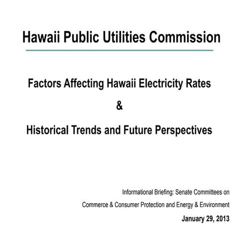 PUC, HECO presentations | PDF