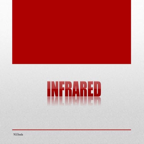 Infrared applications | PPTX