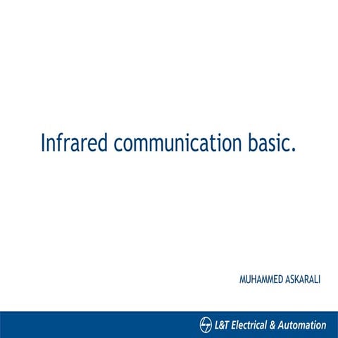 Infra red communication basic270219.pptx