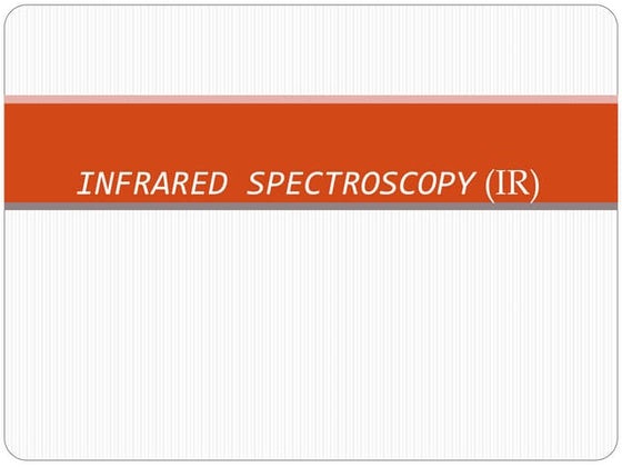 Factors affecting IR absorption frequency | PPTX | Chemistry | Science
