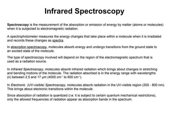 Types Of Molecular Vibrations And Factors Influencing Vibrational Frequency In I R Spectroscopy
