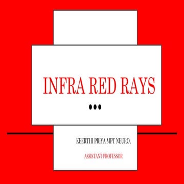 Infra red rays | PPTX