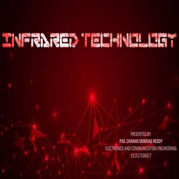 Infrared technology | PPTX