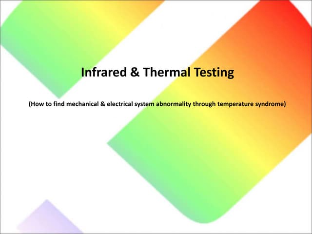 L23 thermography test | PPTX
