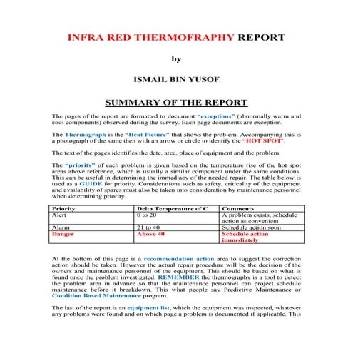 Infra Red Thermography | PDF