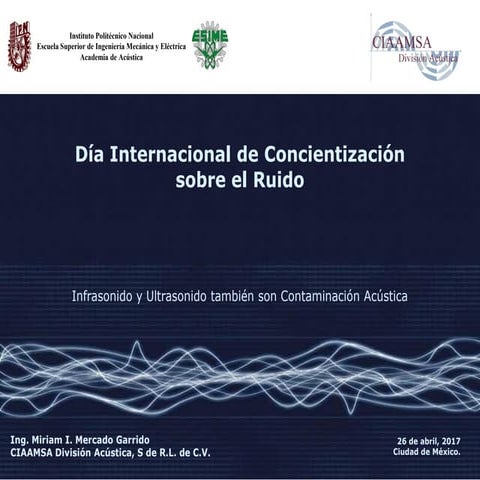 Infrasonido y ultrasonido también son contaminación acústica | PDF ...