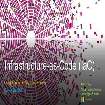 Infrastructure As Code Iac Using Terraform Advanced Edition Ppt