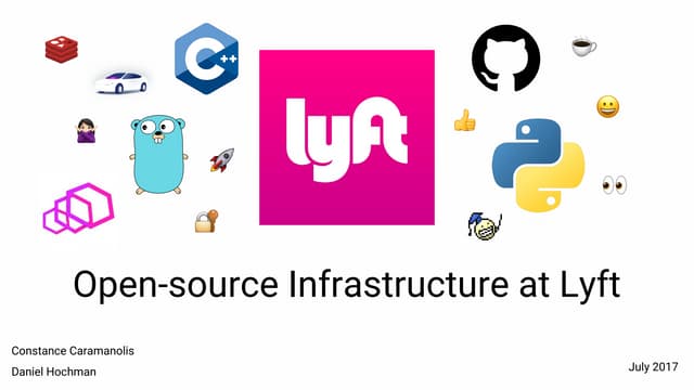 Open Source Infrastructure At Lyft Ppt