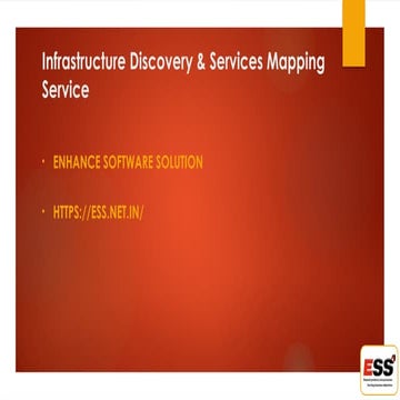 Infrastructure Discovery & Services Mapping Explained Service.pptx