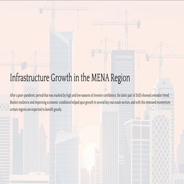 Growing Infrastructure in the MENA Region | PDF