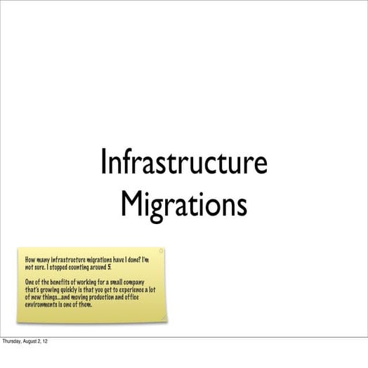 Infrastructure Migration | PDF