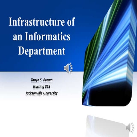 Infrastructure of an informatics department4 | PPT