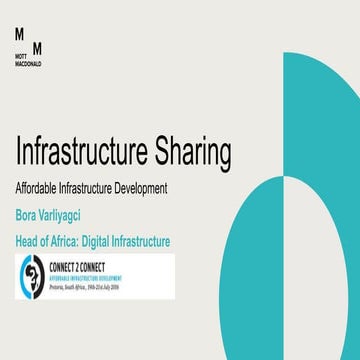 Day 2 C2C - Infrastructure sharing Mott Macdonald | PDF