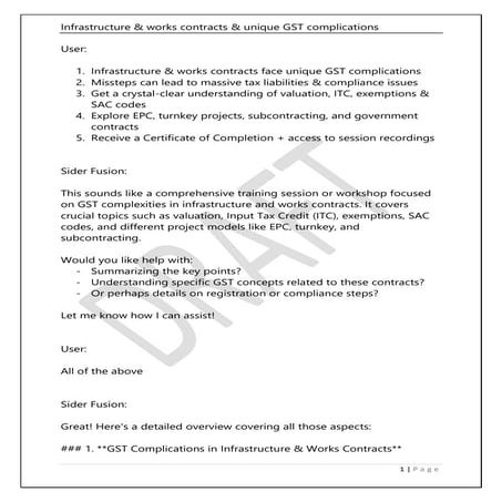 Infrastructure & works contracts & unique GST complications.pdf