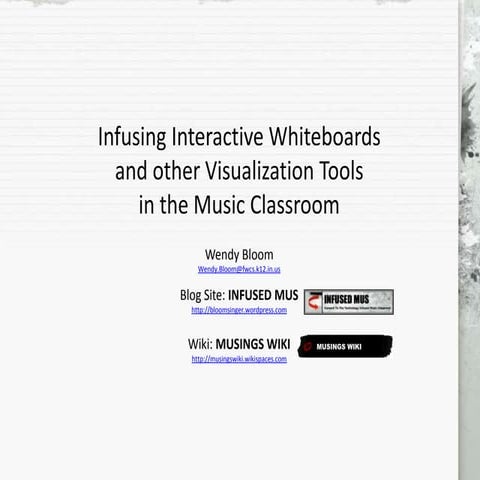 Infusing Interactive Whiteboards and Other Visualization Tools in the ...