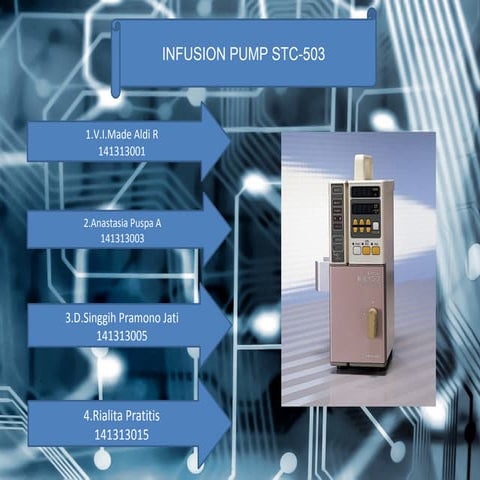Infusion pump stc 503 | PPT