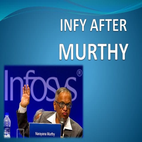 Infosys and Mr. Murthy | PPT