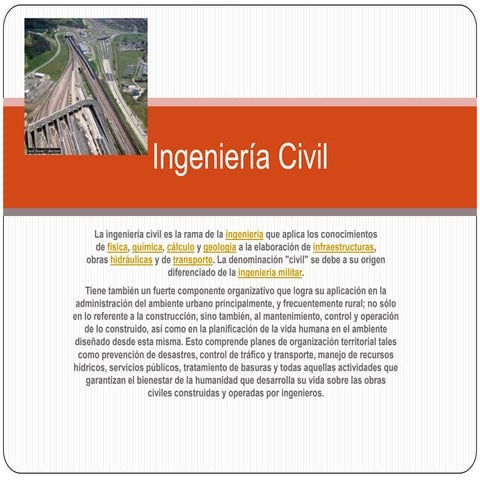 Ingeniería civil | PPTX