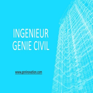 Ingenieur Genie Civil | PPTX