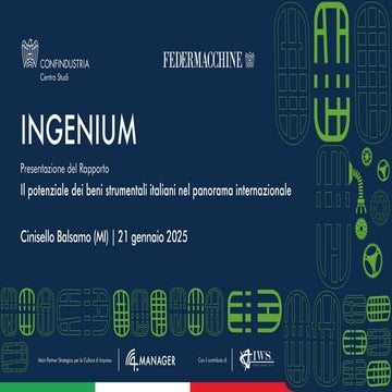 Presentazione rapporto Ingenium (Milano) | PDF