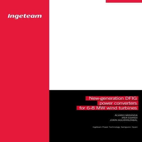 White paper - Ingeteam's new-generation power converters for 6-8 MW ...