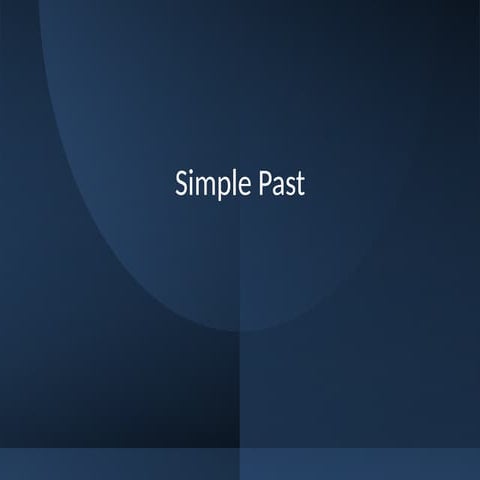 Verb there to be (simple past) | PPT