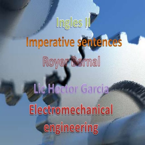 English II Imperative Sentences | PPTX