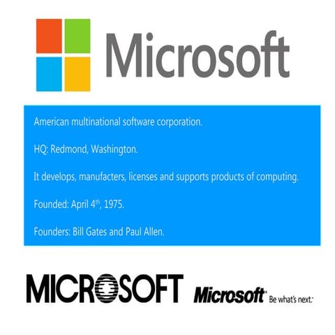 Microsoft | PPT